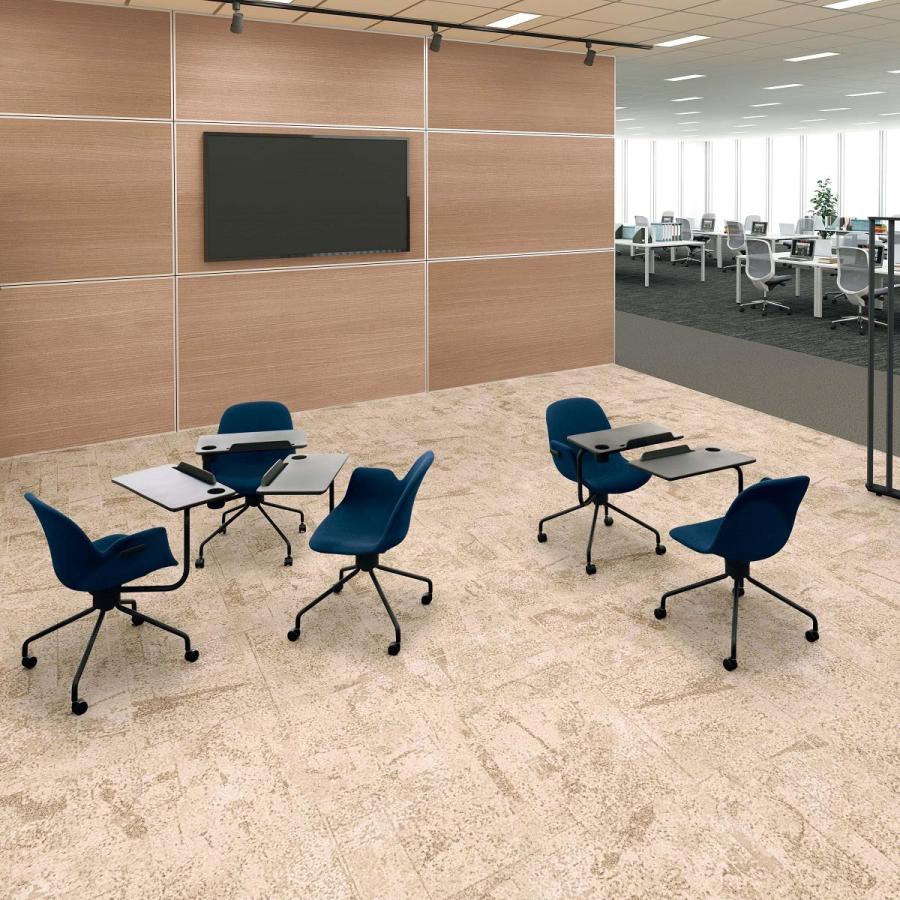 KOKUYO 【ラクラク納品】コクヨ ミーティングチェア All in One オールインワン K02-B802W 背座樹脂タイプ ブラック塗装脚 : コクヨオンラインストア Yahoo!店 ...