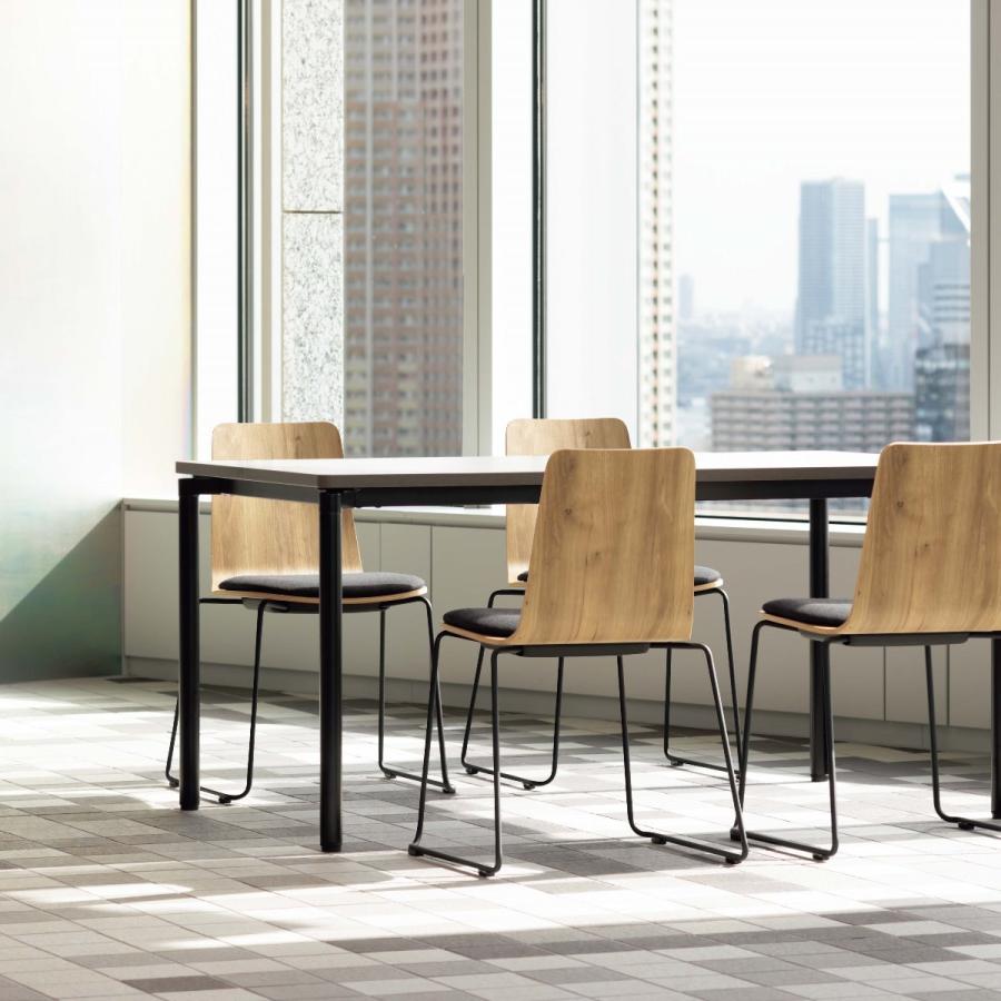 【ラクラク納品】コクヨ チェア Mycket ミケット K03-W01-MY3X2 4本脚 塗装脚 合板シート 座パッドなし ホワイト脚 :fn100908:コクヨオンラインストア Yahoo ...