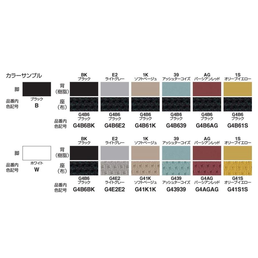 KOKUYO 【ラクラク納品】 コクヨ ミーティングチェア STACKA スタッカ K12-W210CU ホワイト塗装脚 キャスタータイプ 肘 ...