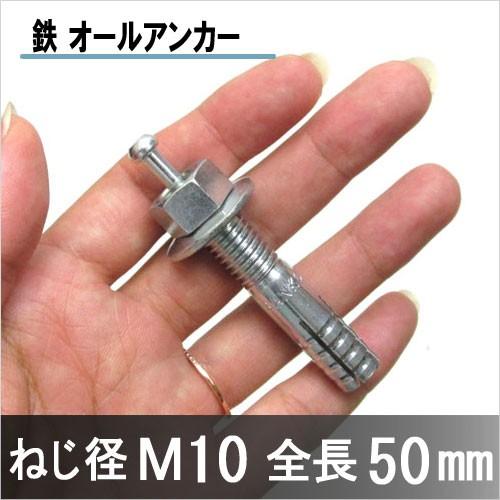 サンコーテクノ オールアンカー C-1050 径M10 長さ50mm 鉄 50本単位 : あかばね金物 - 通販 - Yahoo!ショッピング