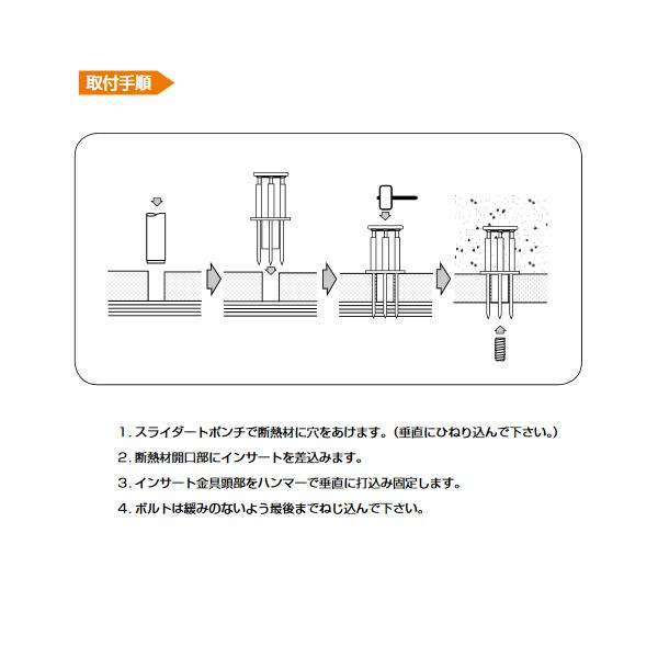 三門 インサート 3分 スライダートCWSD 黄色 合板 断熱用 400個 CSD-3025-YEL : あかばね金物 - 通販 - Yahoo!ショッピング