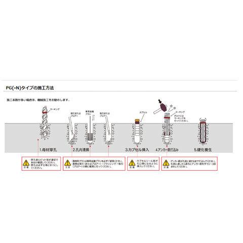 日本デコラックス PG-16N ケミカルアンカー 打込み方式 100本 : あかばね金物 - 通販 - Yahoo!ショッピング