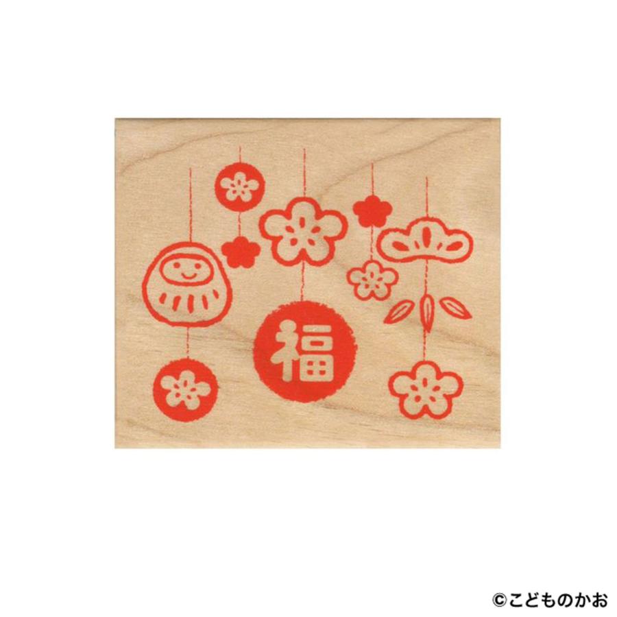 こどものかお ニューイヤースタンプ 吊るし飾り 11287-002 : 11287-002 : こまもの本舗 Yahoo!店 - 通販 - Yahoo!ショッピング