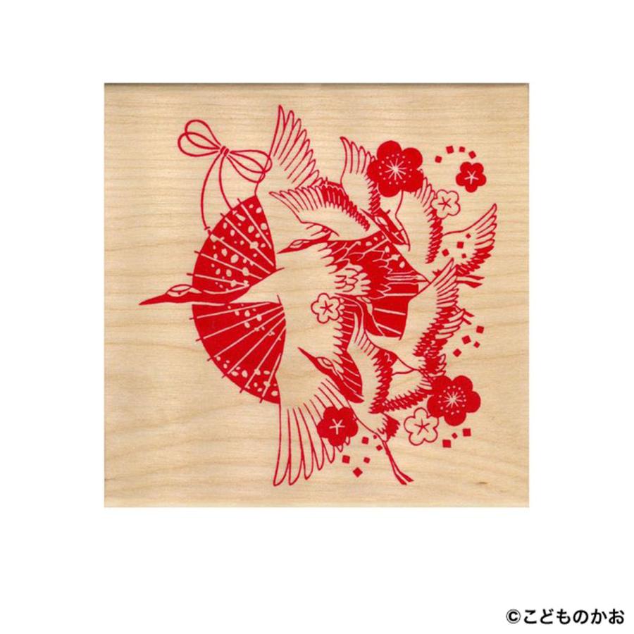 こどものかお ニューイヤースタンプ アトリエナコ 鶴飛翔 11288-003 : 11288-003 : こまもの本舗 Yahoo!店 - 通販 - Yahoo!ショッピング