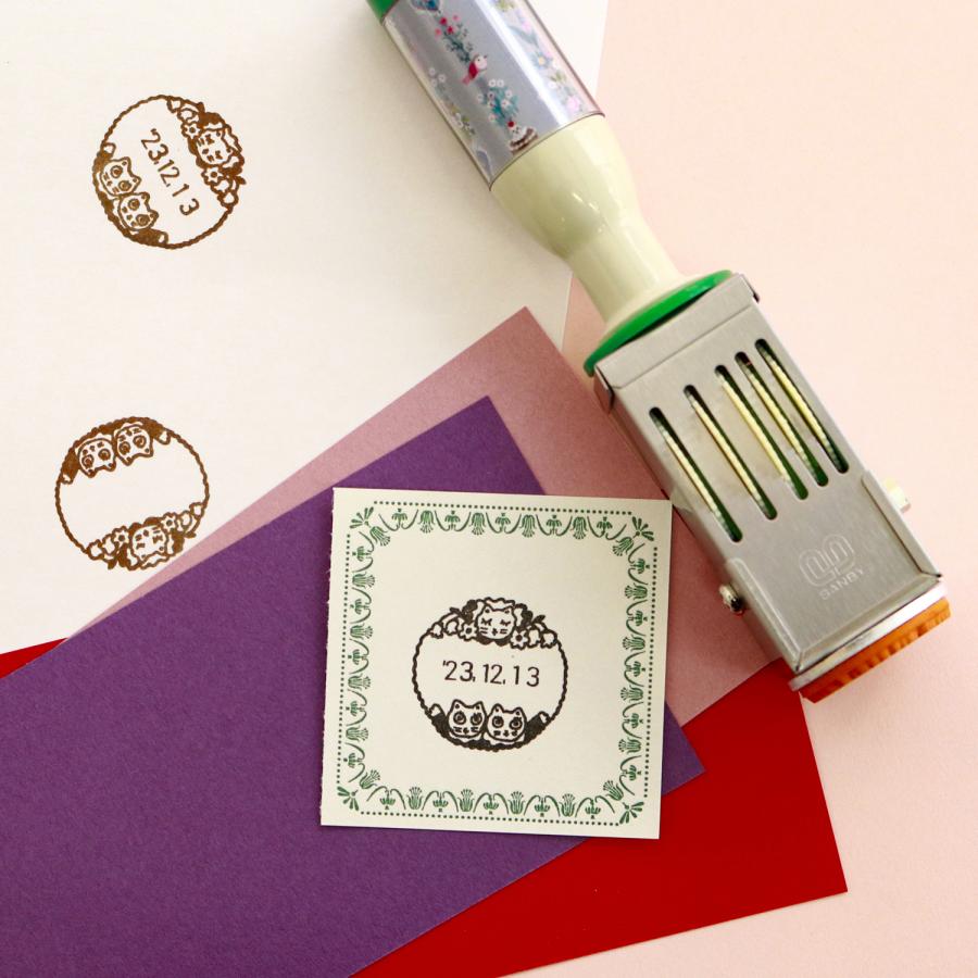 サンビー SANBY 北岸由美 日付印 ふたごのねこ ktgs-date-M01 丸型・ふたごのねこ : こまもの本舗 Yahoo!店 - 通販 - Yahoo!ショッピング