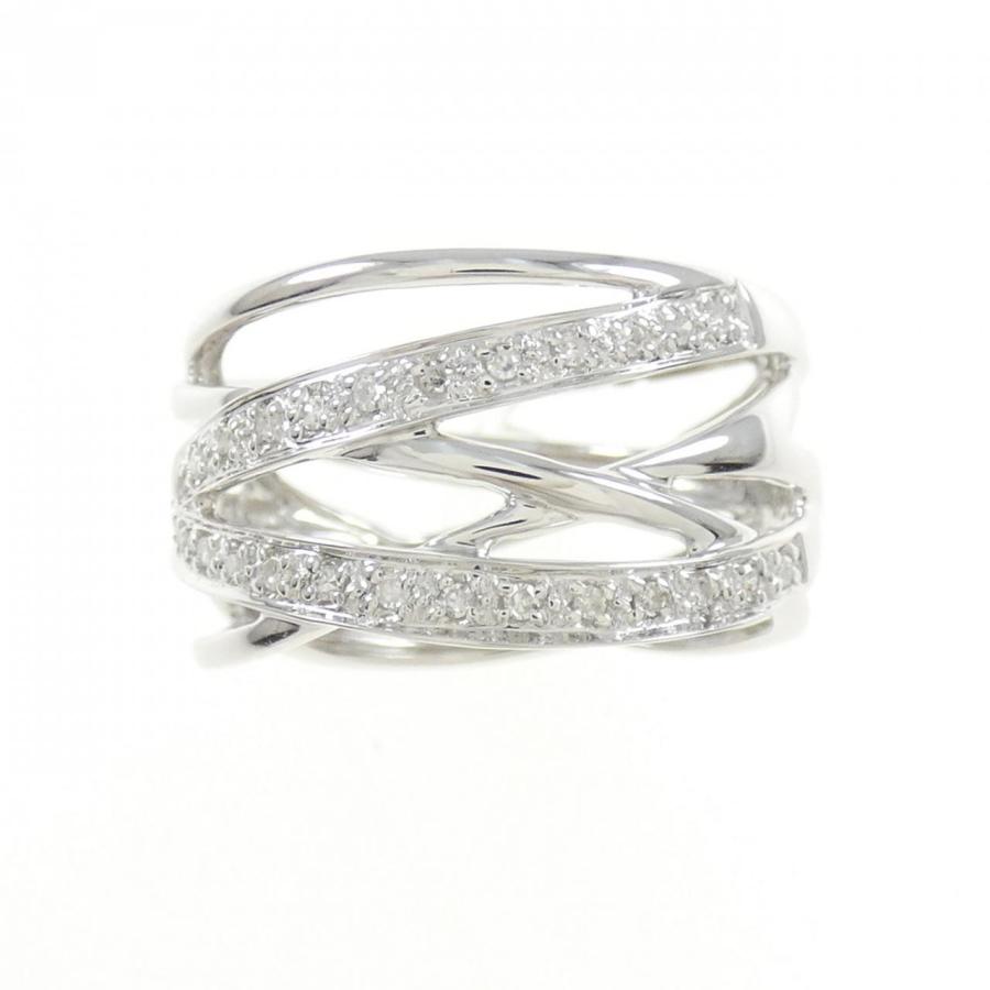 K18WG ダイヤモンド リング 0.10CT : KOMEHYO ONLINESTORE Yahoo!店 - 通販 - Yahoo!ショッピング