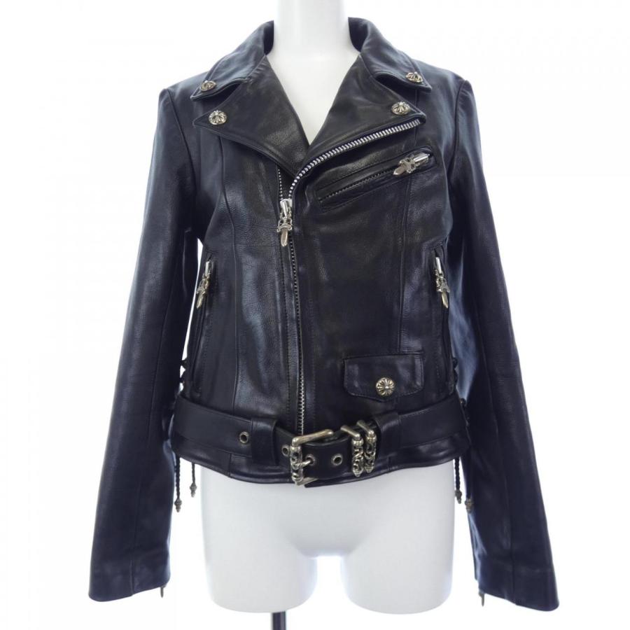 クロムハーツ CHROME HEARTS レザーライダースジャケット クロムハーツ CHROME HEARTS レザーライダースジャケット