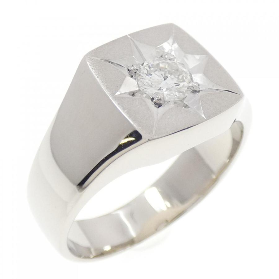 PT900 印台 ダイヤモンド リング 0.32CT : KOMEHYO ONLINESTORE Yahoo!店 - 通販 - Yahoo!ショッピング