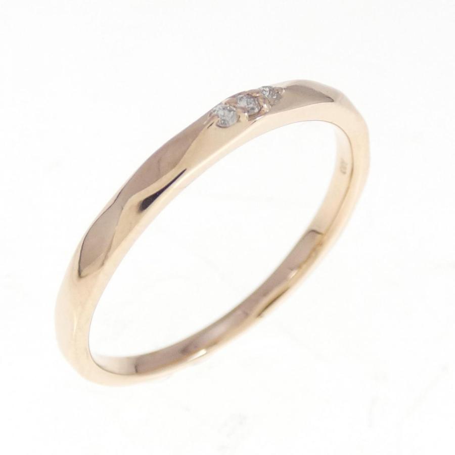 K10PG ダイヤモンド リング 0.02CT : KOMEHYO ONLINESTORE Yahoo!店 - 通販 - Yahoo!ショッピング