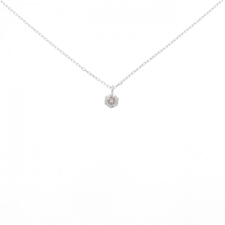 K18WG ソリティア ダイヤモンド ネックレス 0.10CT : 260-007-516-9145 : KOMEHYO ONLINESTORE Yahoo!店 - 通販 - Yahoo!ショッピング