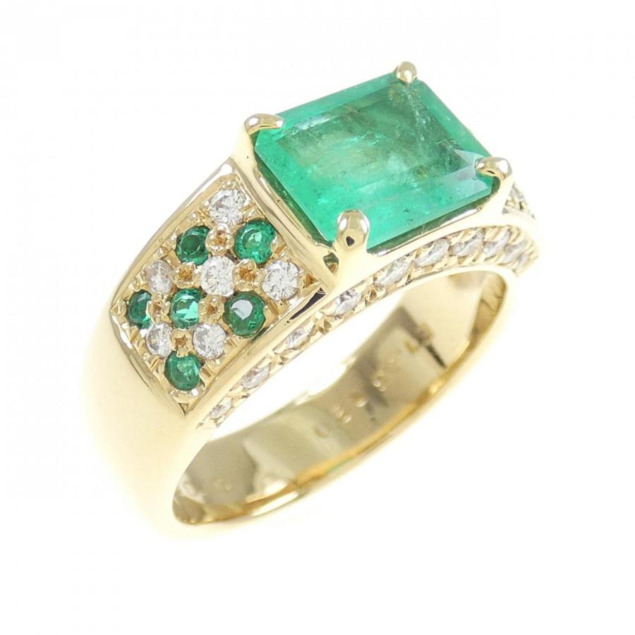 K18YG エメラルド リング 1.76CT : 270-003-885-9264 : KOMEHYO ONLINESTORE Yahoo!店 - 通販 - Yahoo!ショッピング