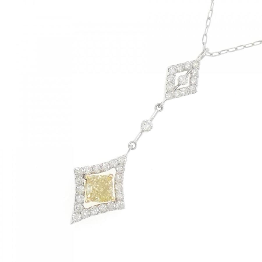 PT/K14YG ダイヤモンド ネックレス 0.553CT FY SI1 ファンシーカット : KOMEHYO ONLINESTORE Yahoo!店 - 通販 - Yahoo!ショッピング