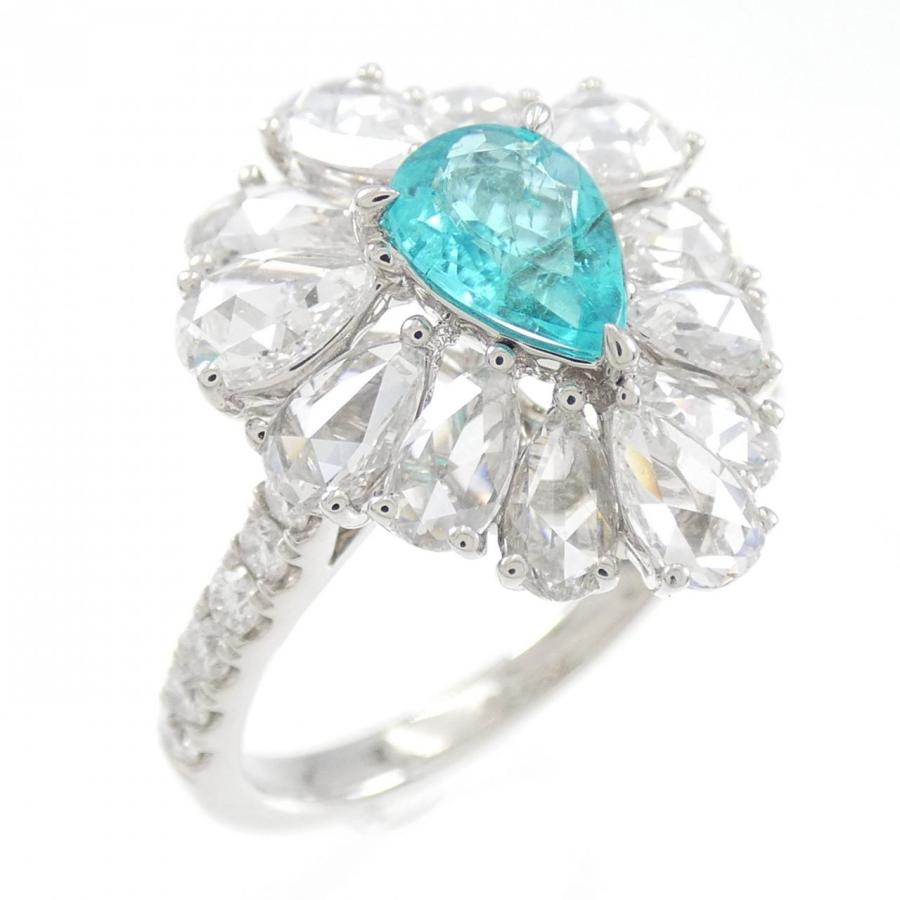 PT950 パライバトルマリン リング 0.50CT : KOMEHYO ONLINESTORE Yahoo!店 - 通販 - Yahoo!ショッピング