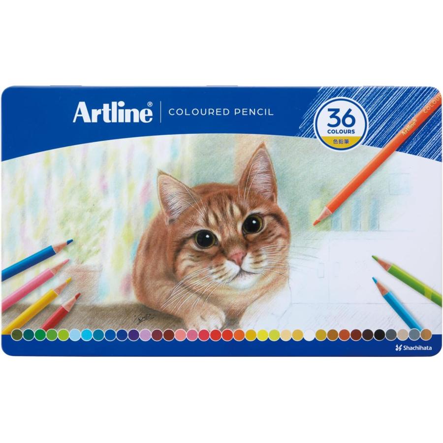 シャチハタ Artline 色鉛筆 36色 KCP-36C/H : 4974052130168 : こめいちヤフー店 - 通販 - Yahoo!ショッピング