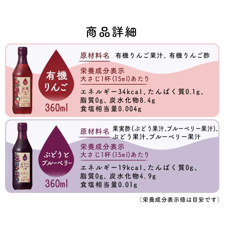 2本セット フルーツビネガー360ml FV-155A (D) :7194525:米の蔵 - 通販 - Yahoo!ショッピング