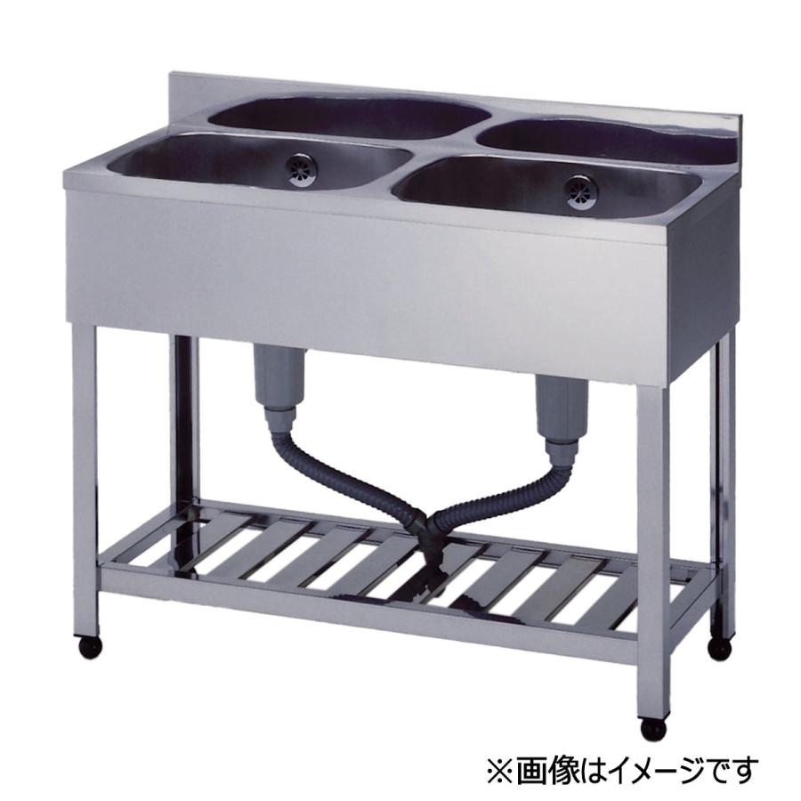 東製作所 業務用厨房機器 二槽シンクKタイプ 幅1000mm KP2−1000 : コメリドットコム - 通販 - Yahoo!ショッピング