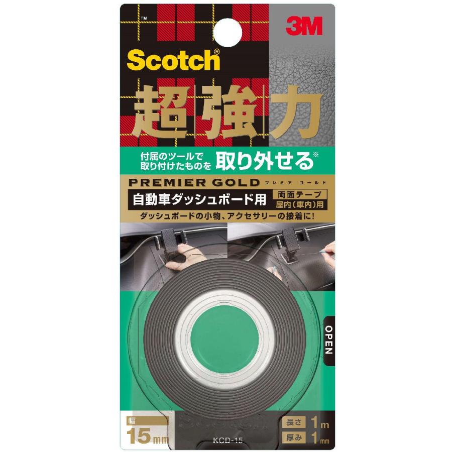3M 超強力プレミアゴールド 自動車ダッシュボード用 KCD−15 : コメリドットコム - 通販 - Yahoo!ショッピング