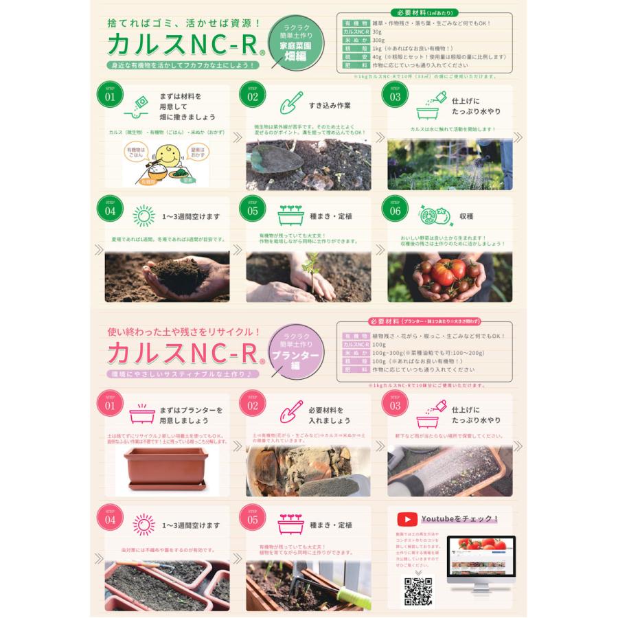 微生物資材 カルスNCR 1kg : コメリドットコム - 通販 - Yahoo!ショッピング