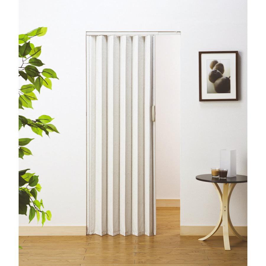 つっぱり式アコーディオンドア リネン 100×174cm : コメリドットコム - 通販 - Yahoo!ショッピング