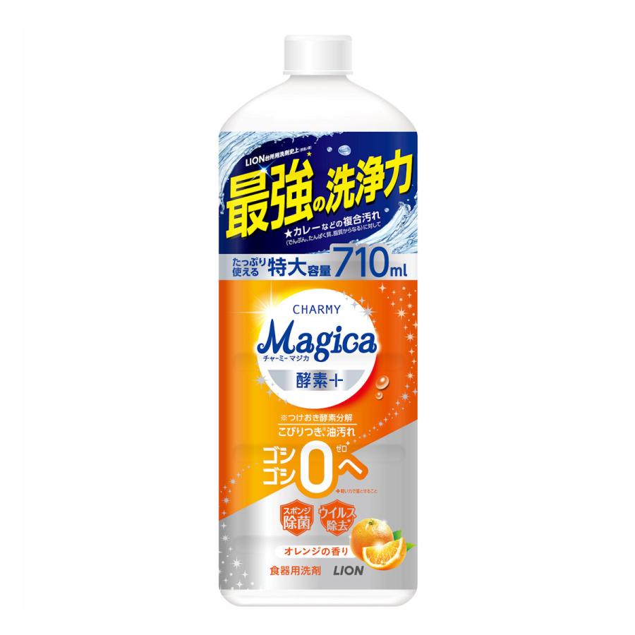 CHARMY Magica ライオン チャーミーMagicaマジカ 酵素プラス オレンジの香り 詰め替え用 大 710mL : コメリドットコム - 通販 - Yahoo!ショッピング