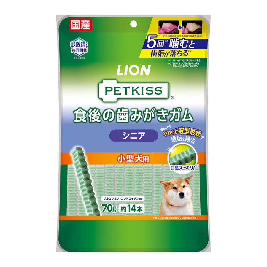 PETKISS 食後の歯みがきガム シニア 小型犬用 70g（約14本） : 4903351005938 : コメリドットコム - 通販 - Yahoo!ショッピング