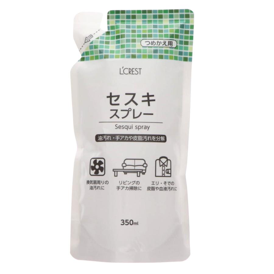 L’CREST（ルクレスト） セスキ炭酸ソーダスプレー 詰替用 350ml : 4920501177918 : コメリドットコム - 通販 - Yahoo!ショッピング