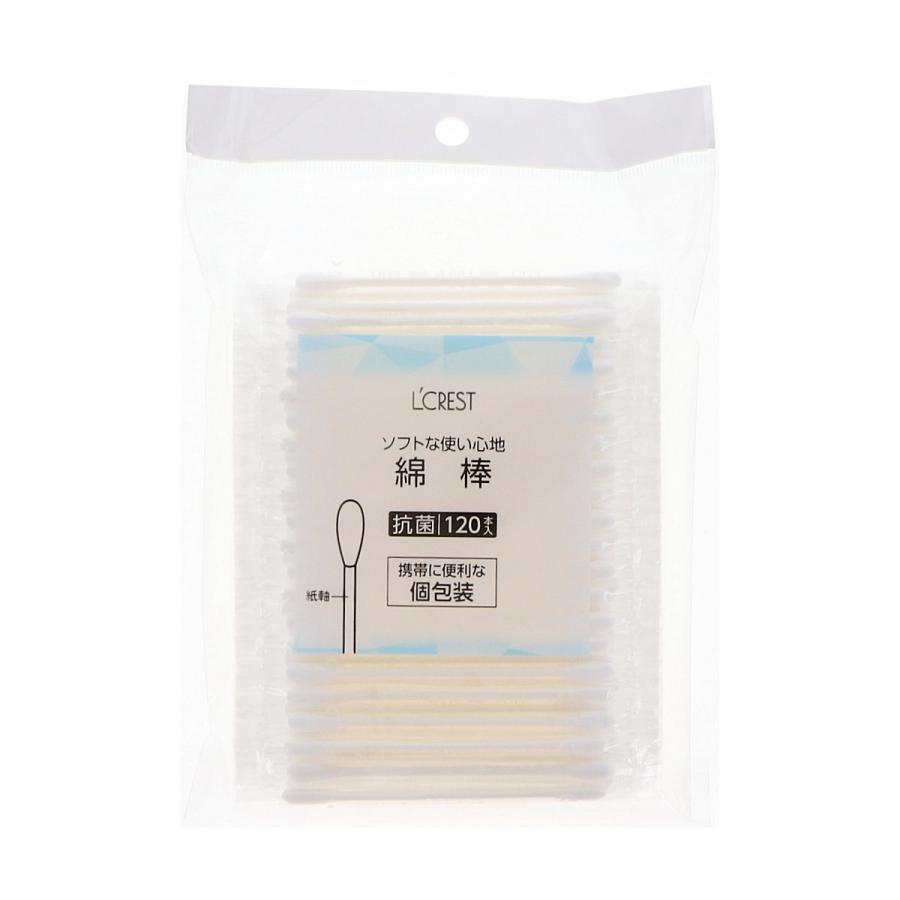 L’CREST（ルクレスト） 抗菌綿棒 個包装 120本入り : コメリドットコム - 通販 - Yahoo!ショッピング