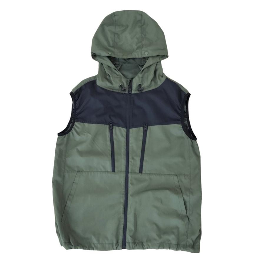 SOLVIC（ソルビック） ファン取付用ウェア フードベスト カーキ L : コメリドットコム - 通販 - Yahoo!ショッピング