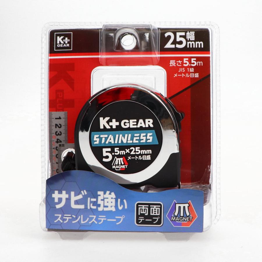 K＋ JIS ステンレステープコンベックス 25mm×5．5m マグネット爪 : 4920501515574 : コメリドットコム - 通販 - Yahoo!ショッピング