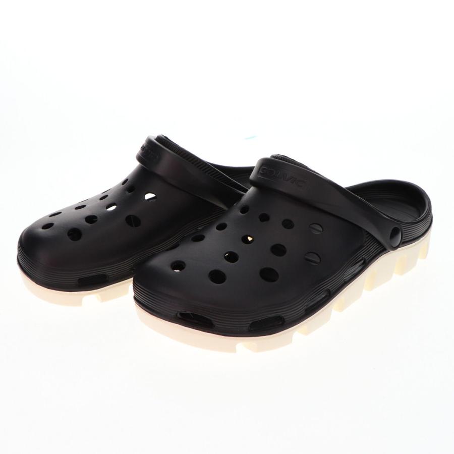 SOLVIC（ソルビック） ダブルソールクッションサンダル ブラック L : コメリドットコム - 通販 - Yahoo!ショッピング