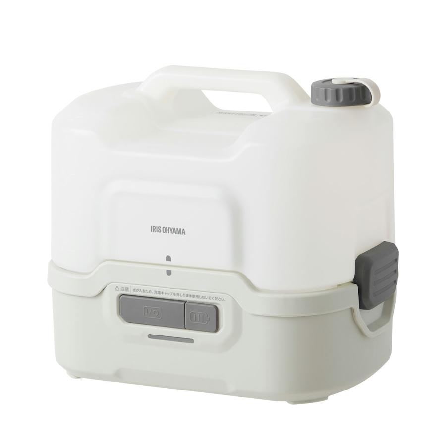 アイリスオーヤマ 充電式ポータブルウォッシャー ホワイト／グレー JPW−T81−W／H : コメリドットコム - 通販 - Yahoo!ショッピング
