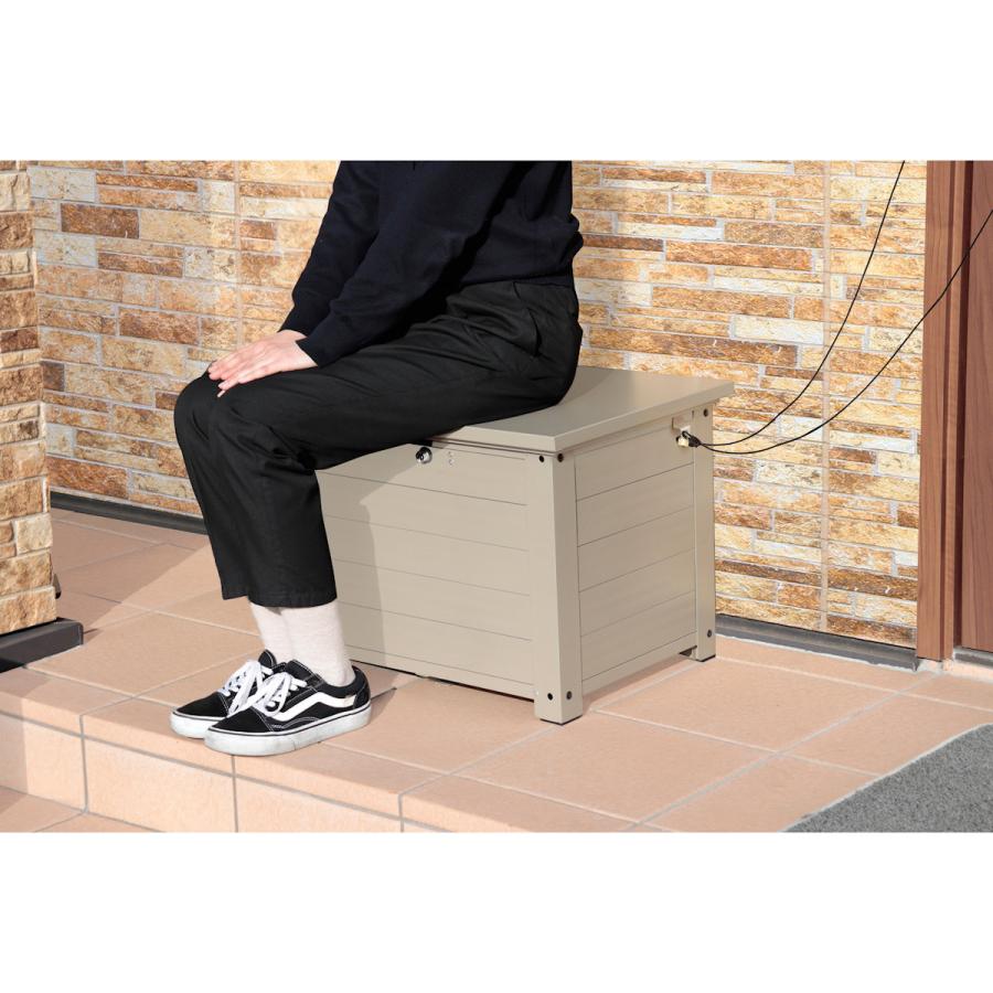 グリーンライフ アルミベンチ型宅配ボックス レシーボ TRA−54 : コメリドットコム - 通販 - Yahoo!ショッピング