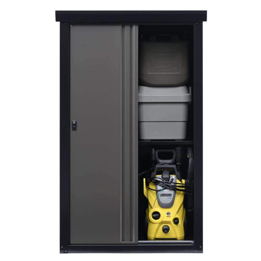 グリーンライフ 収納庫 ダシーレ ブラック＆アッシュグレー SRM−0915（BK＆AGY） : 4971715345464 : コメリドットコム - 通販 - Yahoo!ショッピング