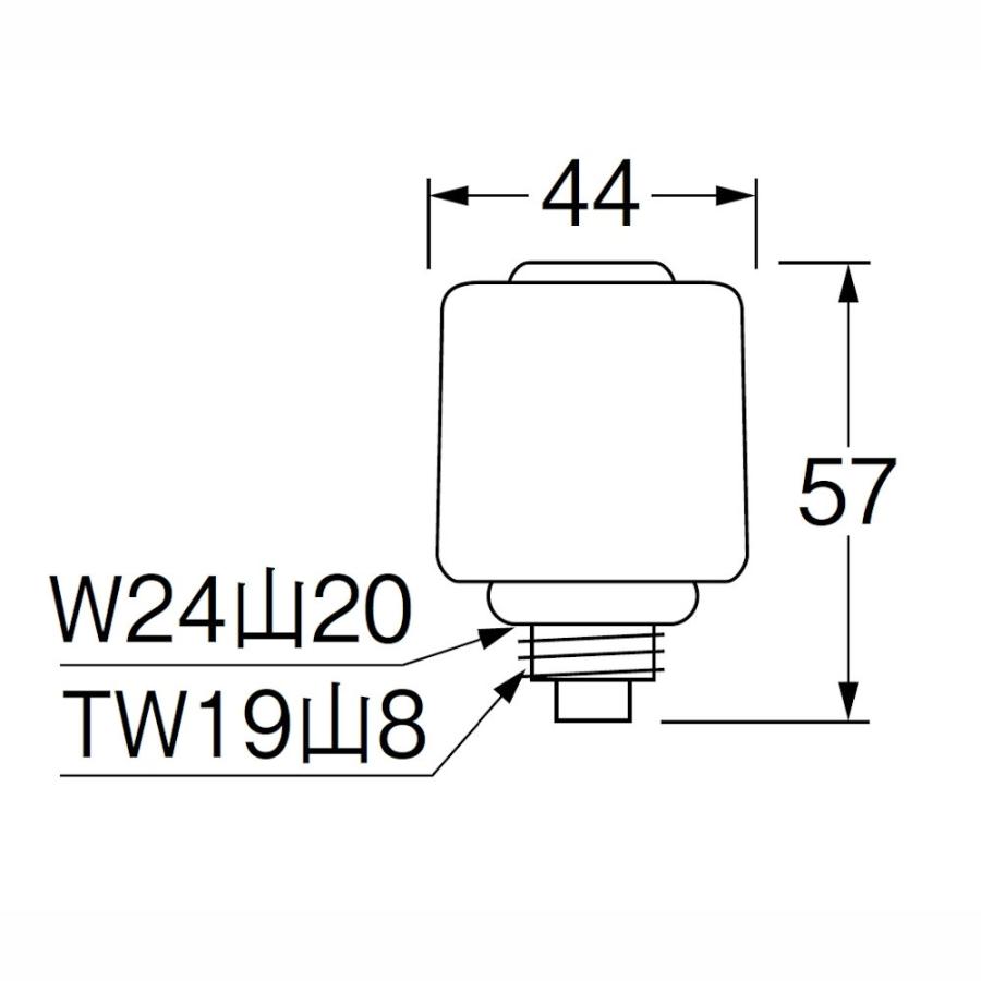 SANEI（水栓金具） SANEI（サンエイ） 給水栓上部 湯、水表示キャップ 他社対応アダプター付き PR19A−13 : コメリドットコム - 通販 - Yahoo!ショッピング