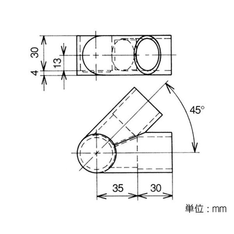 イレクタージョイント J−124A S BL 5個セット : コメリドットコム - 通販 - Yahoo!ショッピング