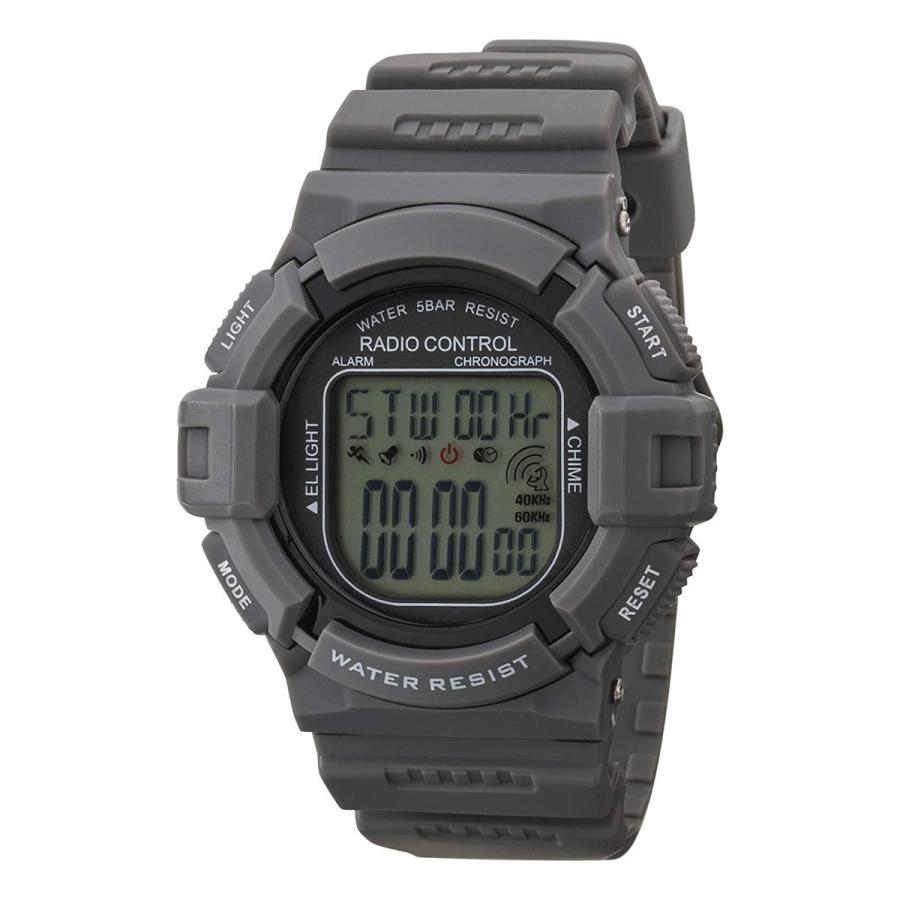 クレファー 電波デジタルウォッチ グレー TE−D189−GR : 4983666167057 : コメリドットコム - 通販 - Yahoo!ショッピング