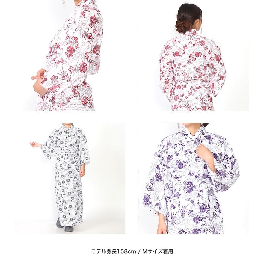 寝巻き 日本製 和ざらし 白地 介護 レディース 女性 二重ガーゼ パジャマ 入院 前合わせ 6483-200A :6483-200A:あいら ...