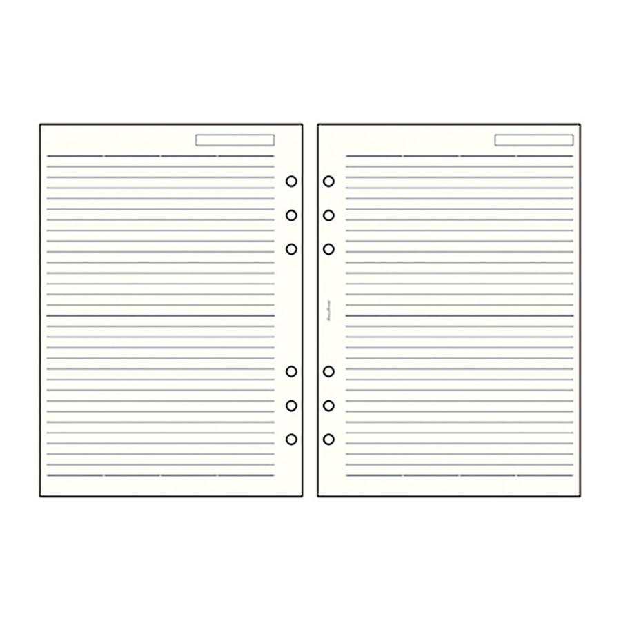 デザインフィルノックス リフィル A5 メモ罫線 6mm罫 100枚 524-509 : 小物市場 - 通販 - Yahoo!ショッピング