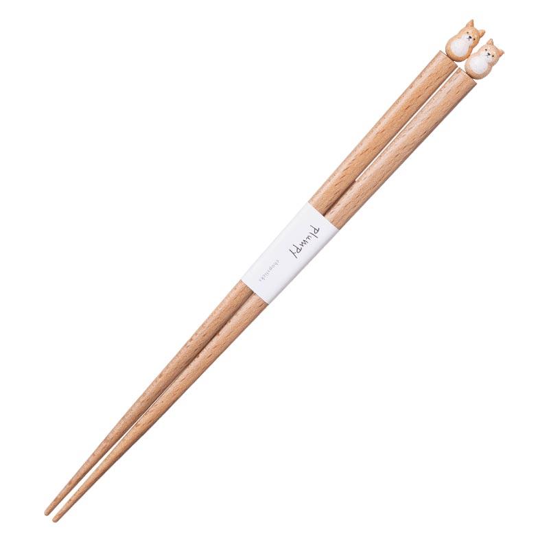 当店限定 メール便 全国送料無料 箸 19.5cm 木製 日本製 はし 子供用 キッズ ブナ製 天然木 持ちやすい 滑りにくい Plumpy ...