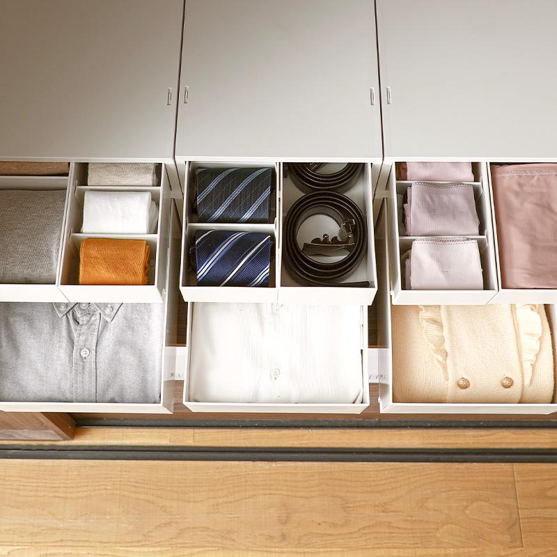 全国送料無料 引き出し スリム ポリプロピレンケース 深型 幅26cm シングル 積み重ね キャビネット 引き出し収納 A4サイズ 仕切り付き 収納用品 小物入れ 霜山 : 小物専科 - 通販 ...