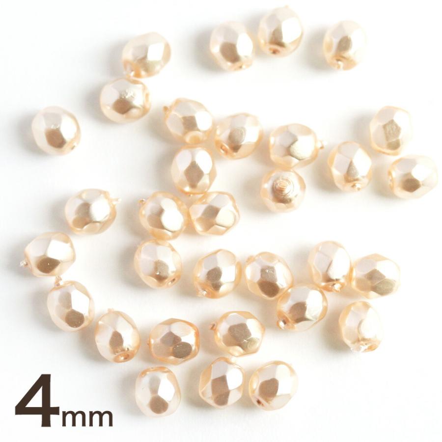 チェコビーズ FP 4mm パールシャンパン 約30個 アクセサリーパーツ ファイヤーポリッシュ チェコガラス ビーズ パーツ ピアス : コモレビスタ ビーズ アクセサリーパーツ - 通販 ...