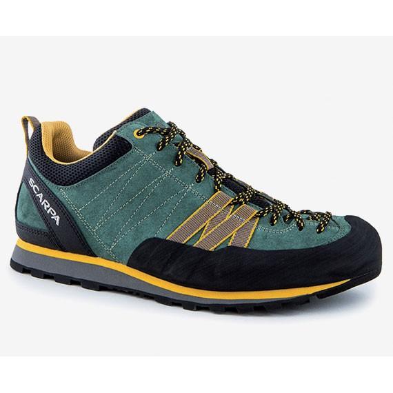 スカルパ クラックス SC21030 メンズ/男性用 アプローチシューズ CRUX ライケングリーン/マスタード : アウトドアーズ・コンパス ...