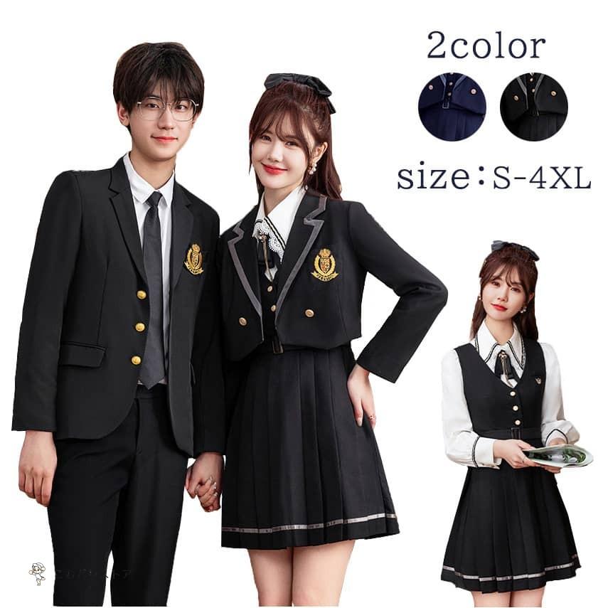 卒業式 スーツ 女の子 卒服 韓国制服 入学式 フォーマルスーツ ピアノ発表会 スーツ ブレザー 2/3点セット 小学校 中学生 高校生 卒業式 卒業式 スーツ 女の子 卒服 韓国制服 入学式 フォーマルスーツ ピアノ
