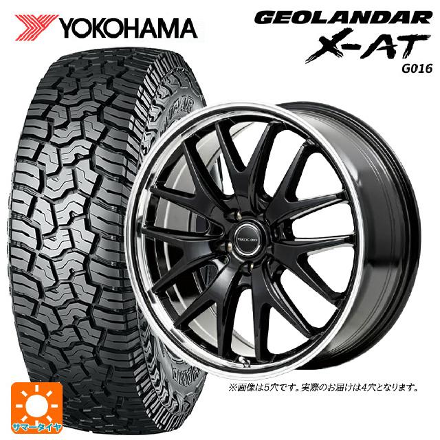 ヨコハマタイヤ 送料無料 サマータイヤホイール 4本セット 145R14 85/83Q ヨコハマ ジオランダー X-AT G016 ブラック ...