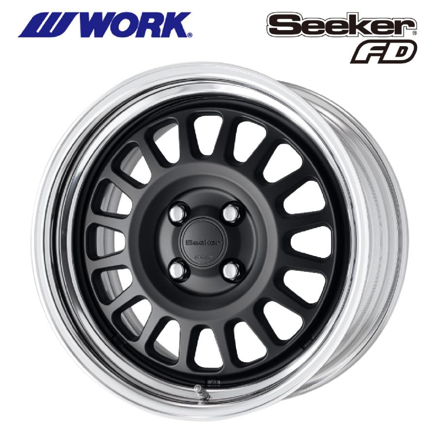 WORK ワーク シーカー FD MBL 17×6 4/100 新品ホイール1本 : タイヤホイール専門店コニシタイヤ - 通販 - Yahoo!ショッピング