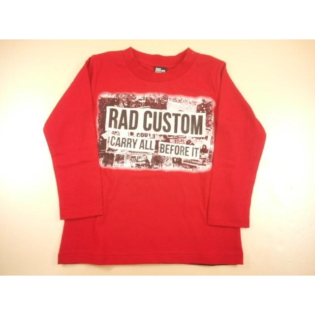 半額処分 定価3190円税込 RADCUSTOM(ラッドカスタム)バックのレンガ柄 プリント 長袖Tシャツ : こにゃんこ BRAND KID’S - 通販 - Yahoo!ショッピング