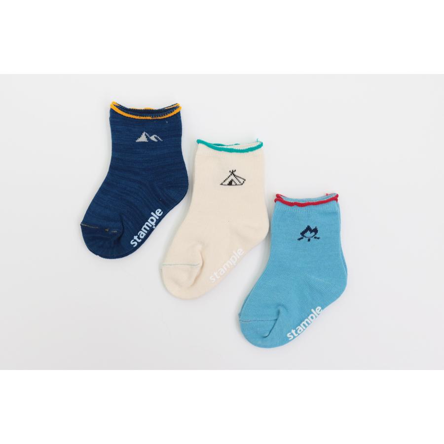 stample 【SALE】【20%OFF】 ／ スタンプル 子供 キャンプパターン クルーソックス 3足組 男の子＆女の子 ベビー : 子供服と雑貨のお店KOOKA - 通販 - Yahoo ...