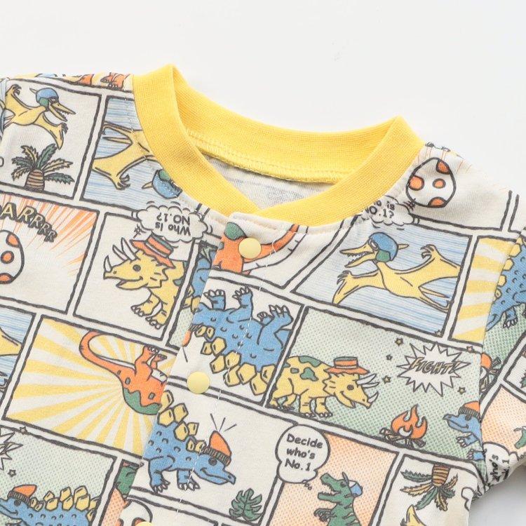 Ampersand（子ども服） AMPERSAND ／ アンパサンド ベビー服 ひんやりロンパス 恐竜コミック柄 接触冷感 綿100% 男の子 女の子 BABY SS : 子供服と雑貨のお店 ...