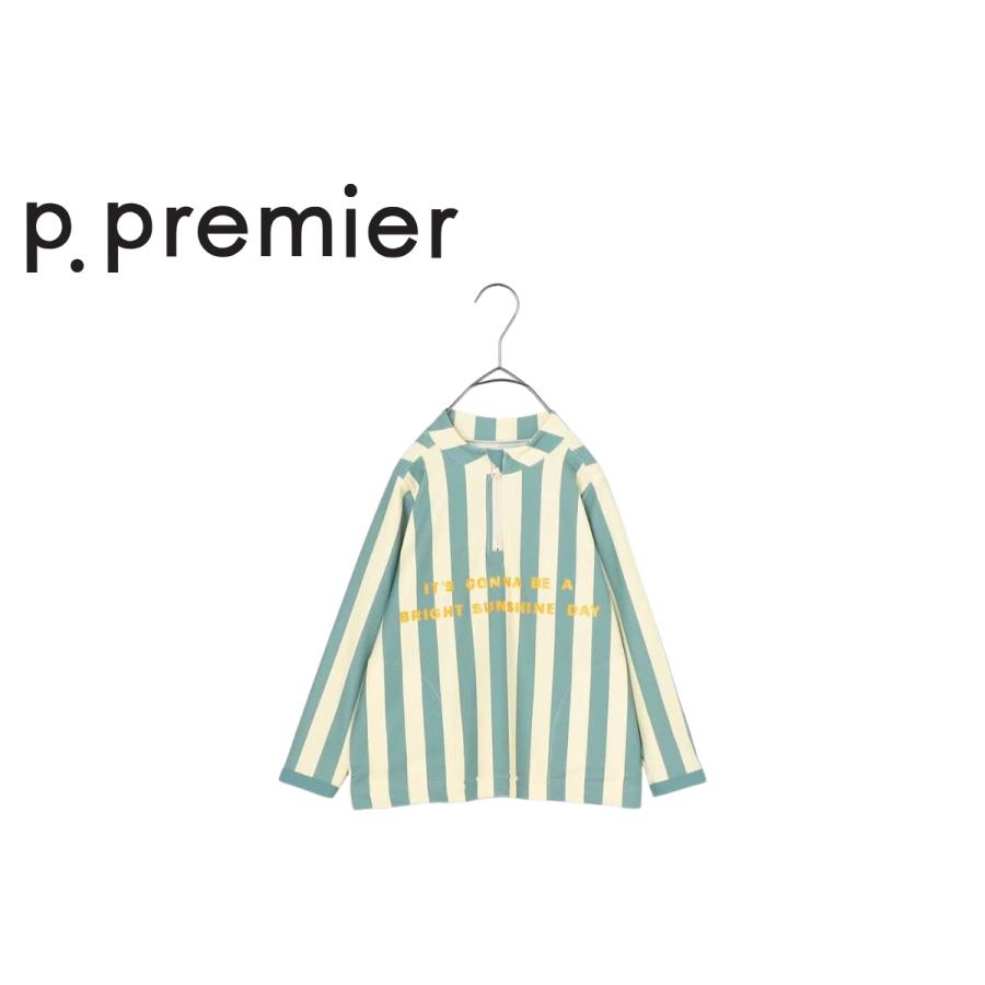 p.premier 【SALE】【20%OFF】p.premier ／ ピードットプルミエ 子供服 【リンク】ストライプハーフジップラッシュガード_UVカット 男の子 女の子 2025SS ...