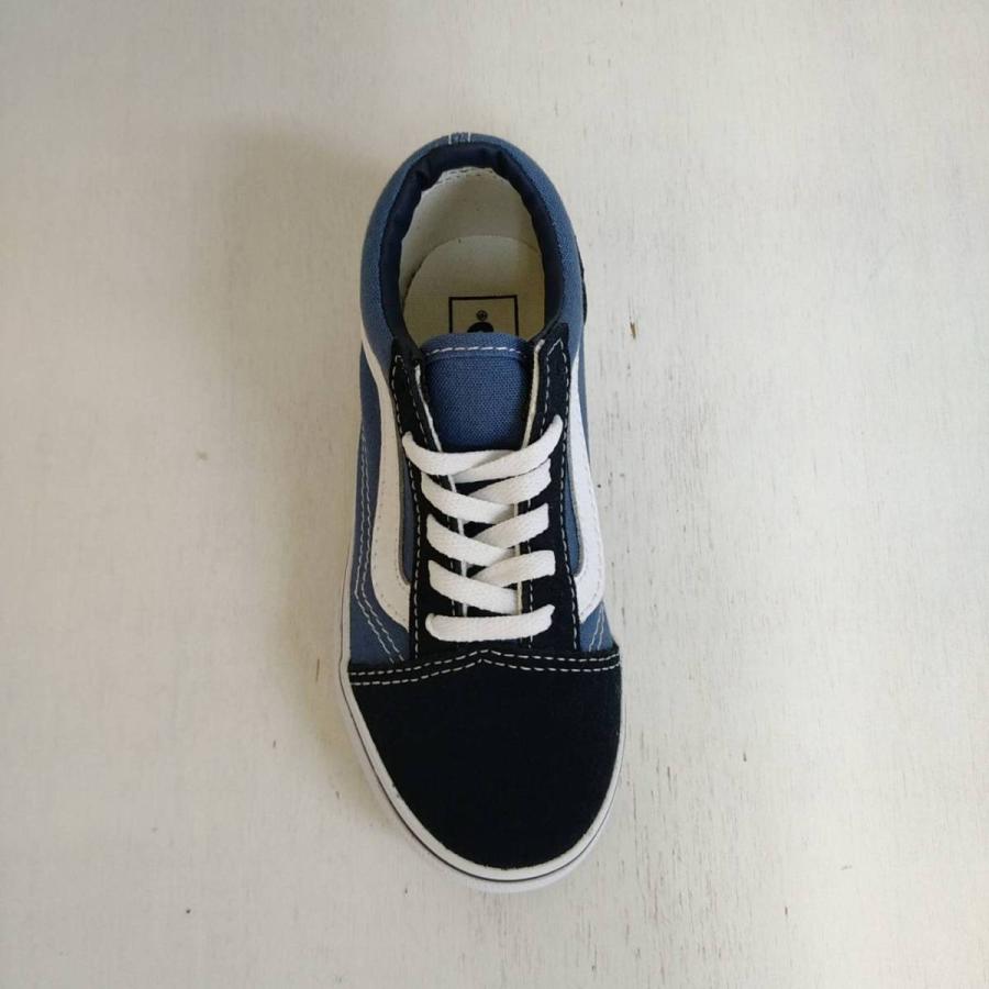 VANS VANS／バンズ 子供靴 キッズスニーカー OLD SCHOOL NAVY/TRUE WHITE 男の子＆女の子 : 子供服と雑貨の ...